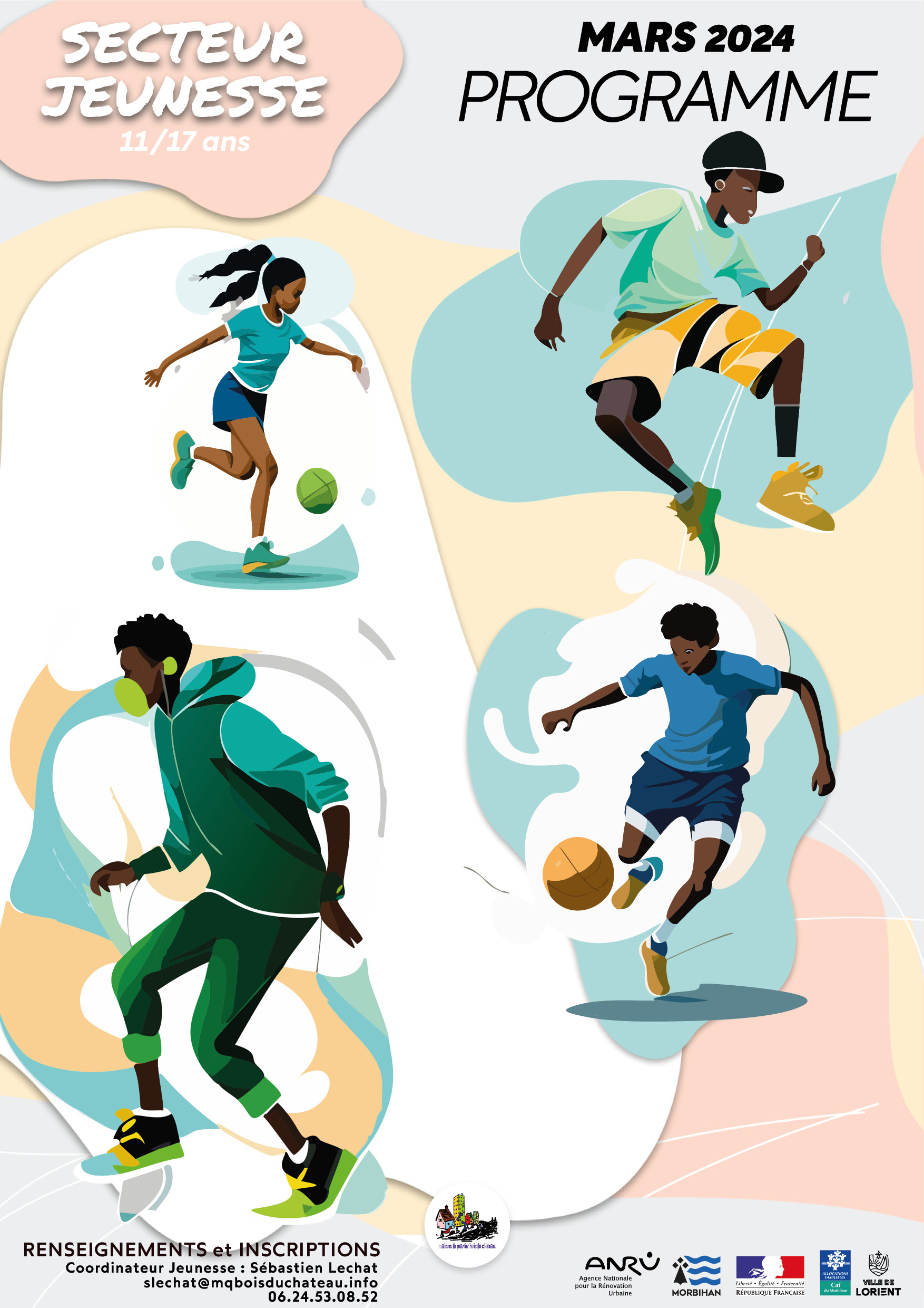 PROGRAMME SECTEUR JEUNESSE⎜11-17 ans⎜ MARS 2024 • L'Information de Bois Du Château